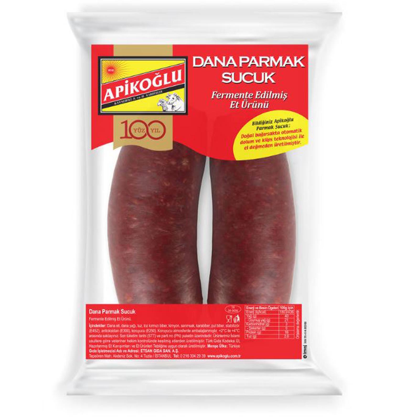 APIKOGLU BEEF FINGER SOUJOUK 200G – Turkish Gourmet